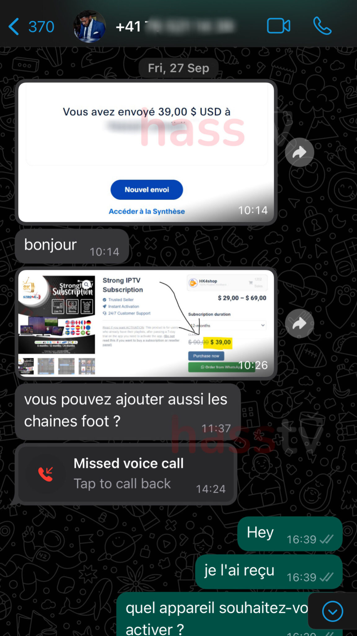 Family 4K IPTV Subscription - HassTV - Media Player Apps